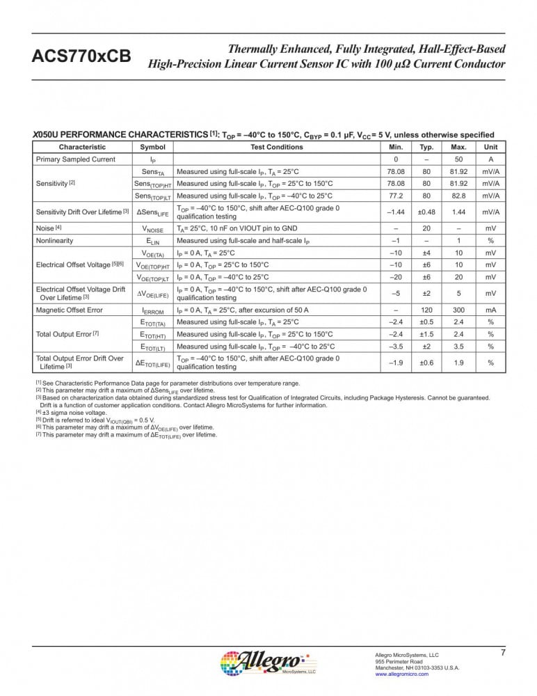 ACS770 datasheet page 7