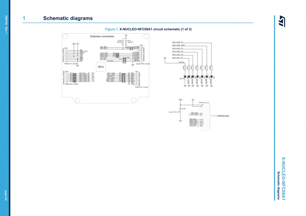 X-NUCLEO-NFC08A1 technical document page 2