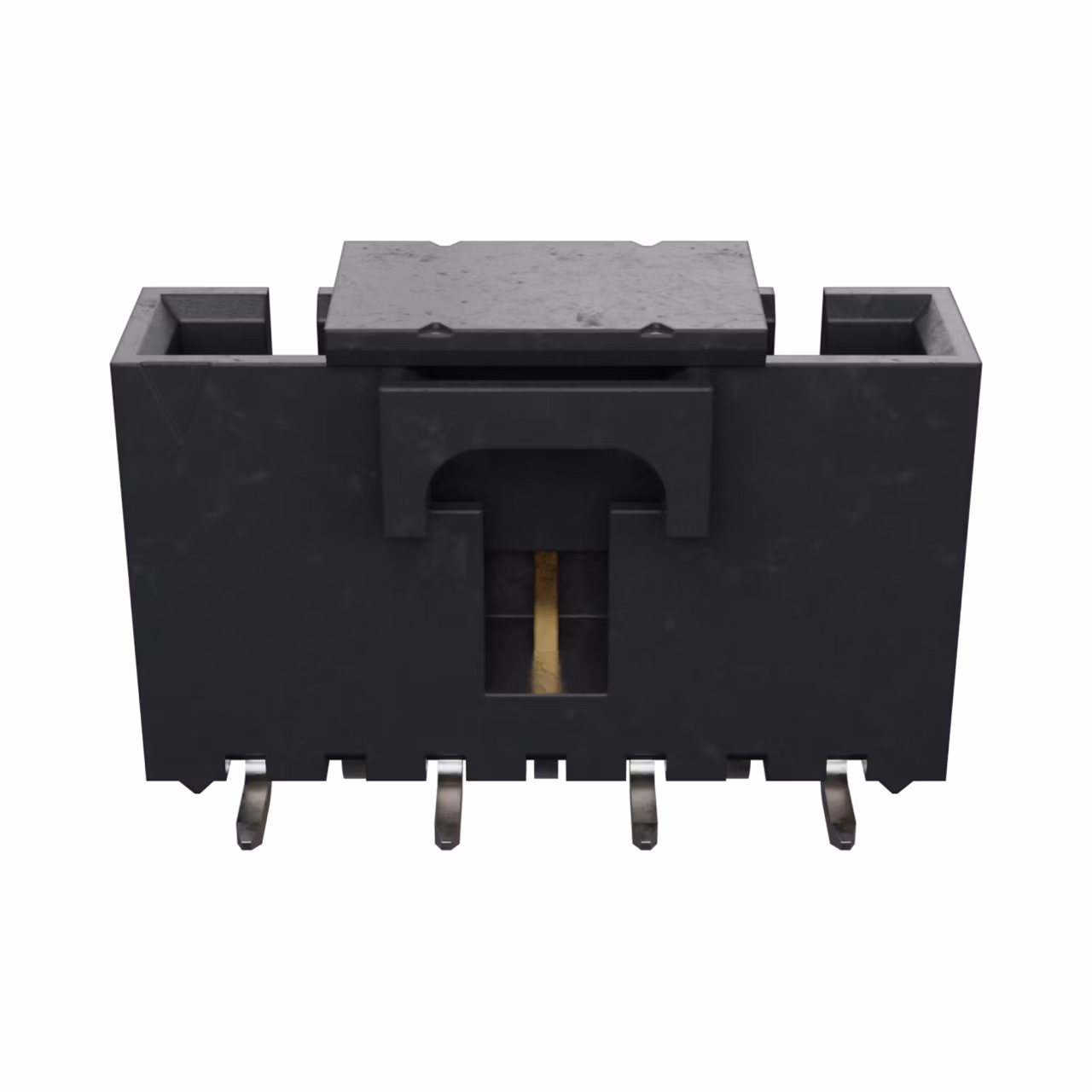 SL Wire-to-Board Header, Surface Mount, Single Row, Vertical, 7 Circuits, 0.38µm Gold (Au) Selective Plating, Tape and Reel, with Pick-and-Place Cap for sale
