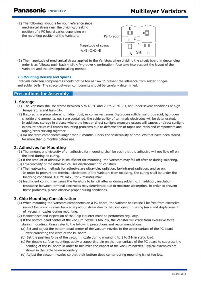 Panasonic EZJS technical document page 10