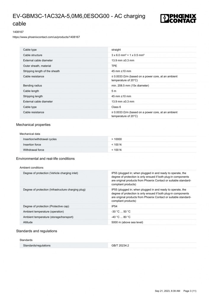 Phoenix Contact 1408167 technical document page 3