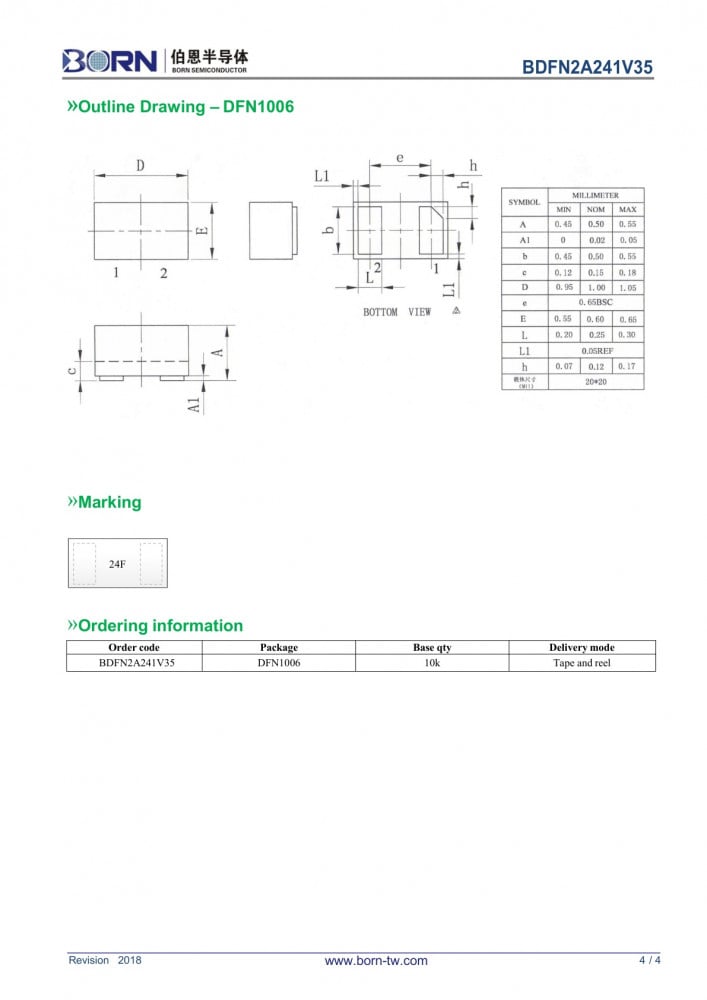 BDFN2A241V35 datasheet page 4