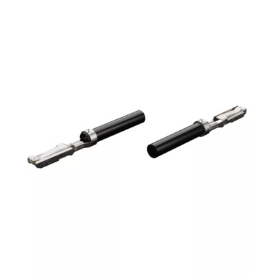 Pre-Crimped Lead Mizu-P25 Female-to-Mizu-P25 Female, Tin (Sn) Plating, 150.00mm Length, 20 AWG, Black for sale