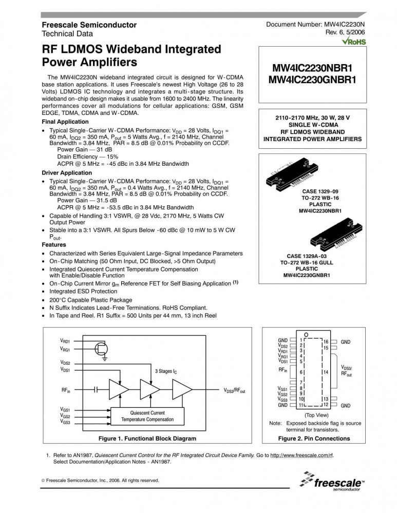 MW4IC2230GMBR5 datasheet page 1