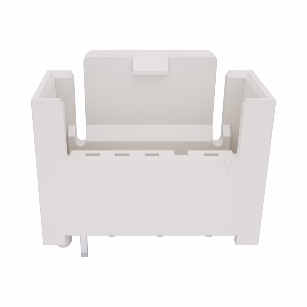 Appli-Mate RAST 2.5 Header, Vertical, 6 Circuits, Tin (Sn) Plating, Glow-Wire Capable, Positioning Keys B, D, E and F Blocked, Circuits 2 and 4 Voided, with Latch, Natural for sale