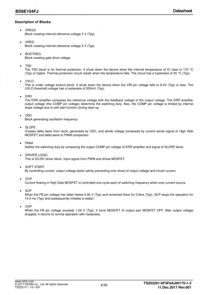 BD9E104FJ-E2 datasheet page 4