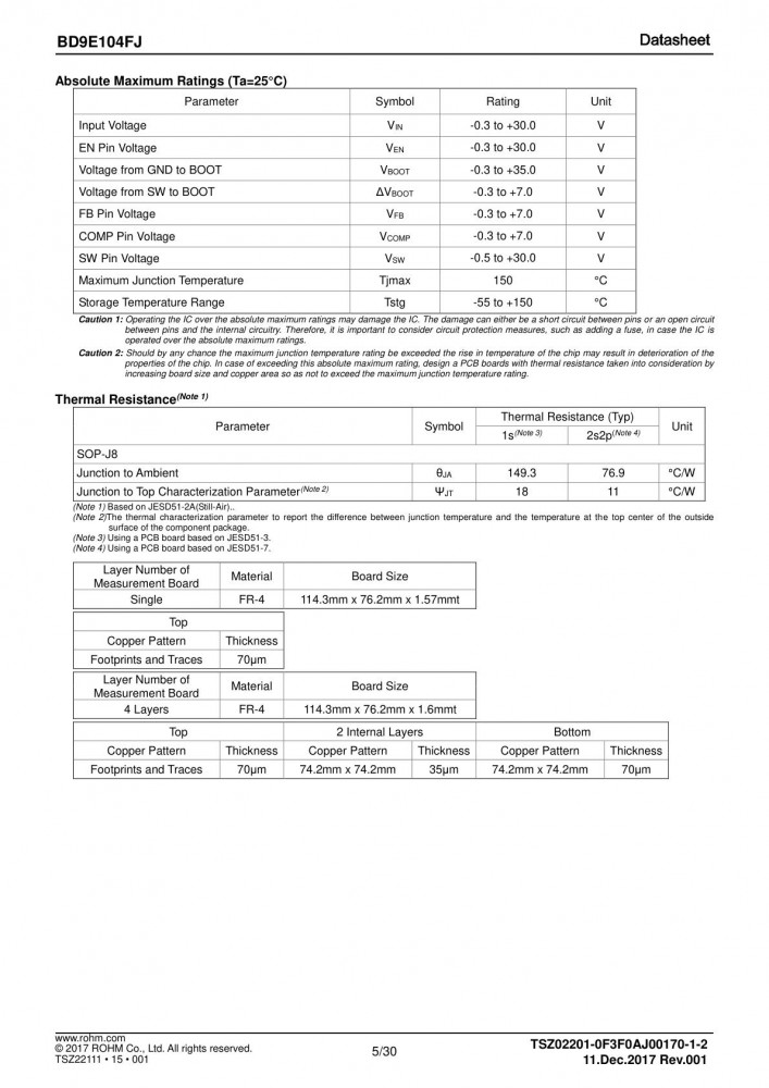 BD9E104FJ-E2 datasheet page 5