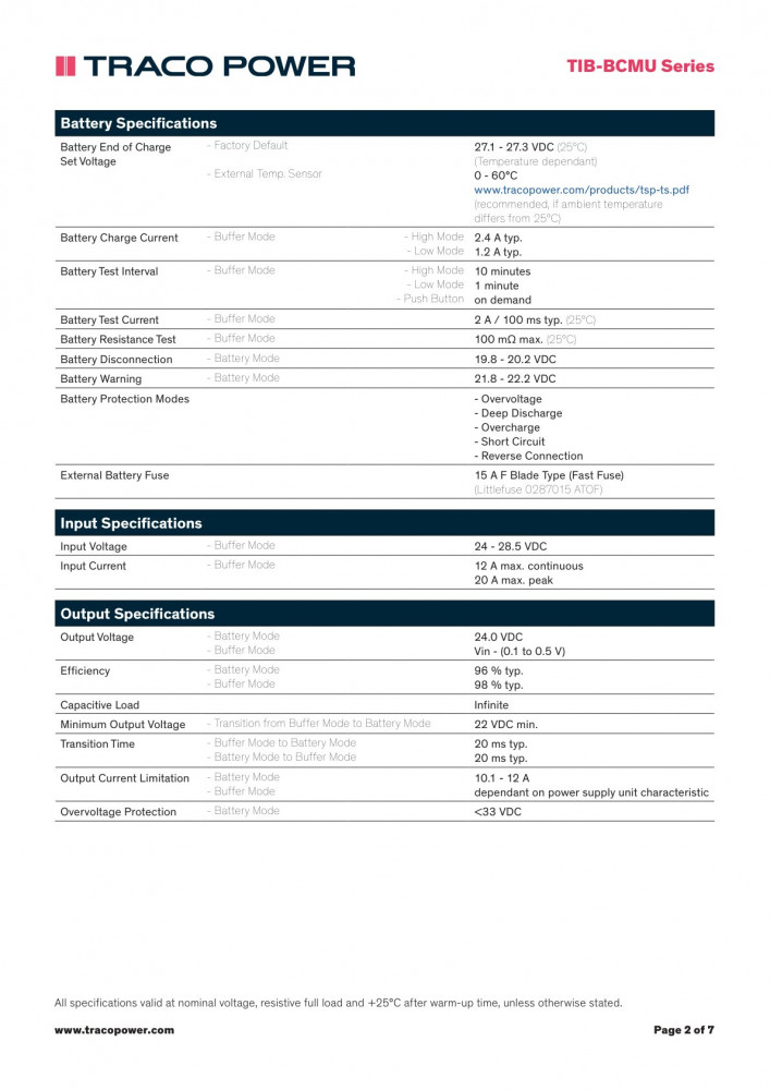 TIB-BCMU product document page 2