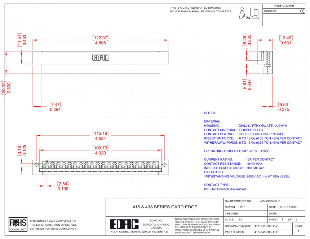 EDAC 415-041-000-112 technical drawing preview