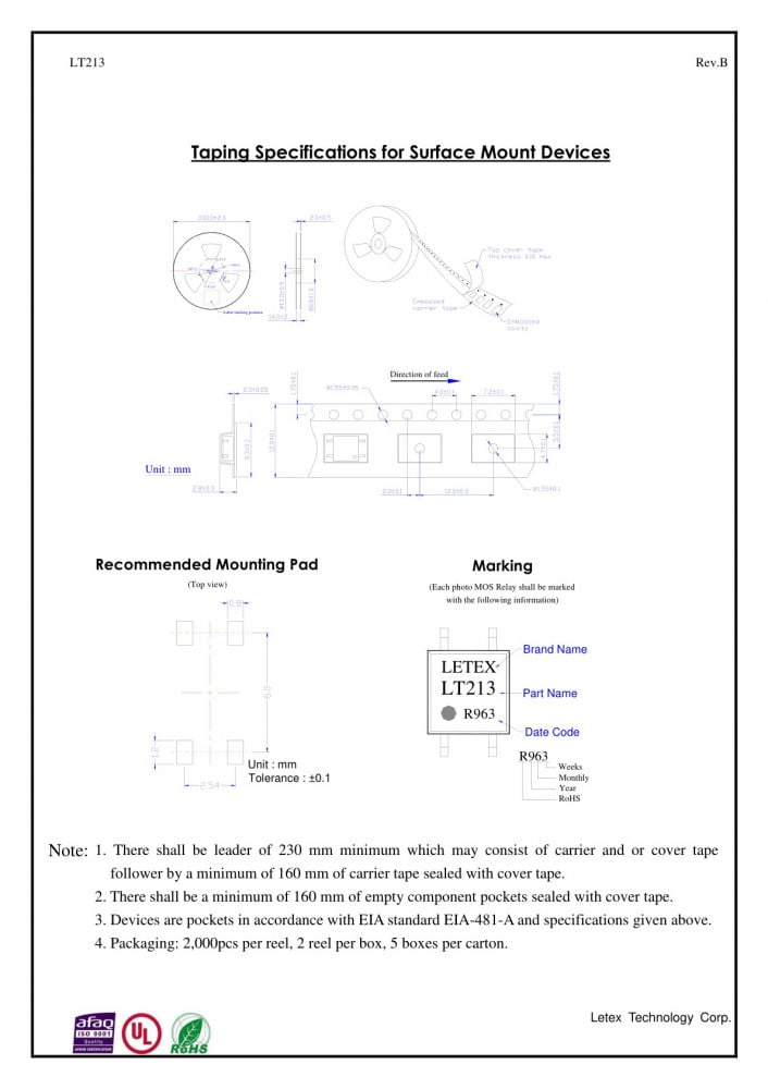 LT213 datasheet page 4
