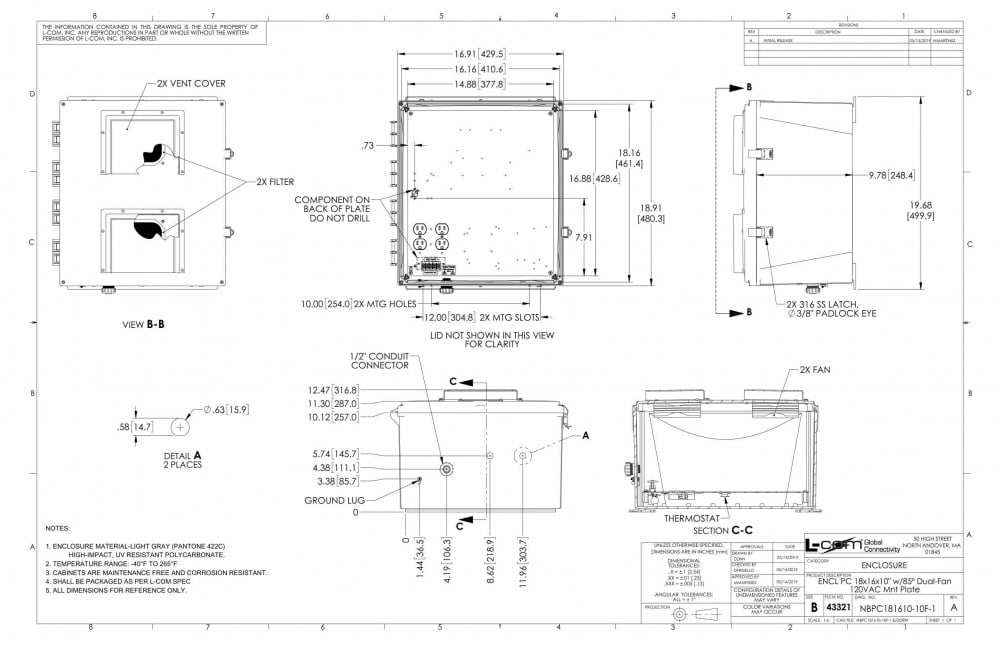 NBPC181610-10F-1 technical document page
