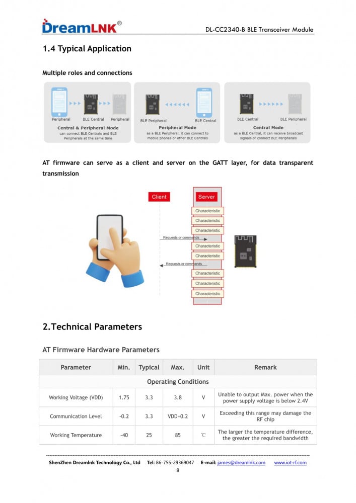 DL-CC2340-B document page 8
