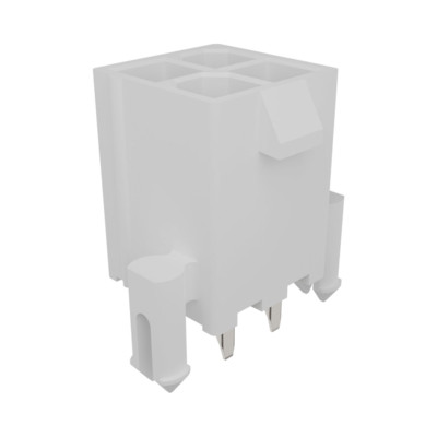 Mini-Fit Versa Color Receptacle Housing, Dual Row, Nylon 6/6 UL 94V-0, 6 Circuits, Glow-Wire Capable, Natural