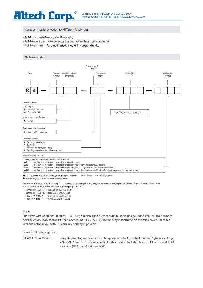 Altech GS4 technical document page 5