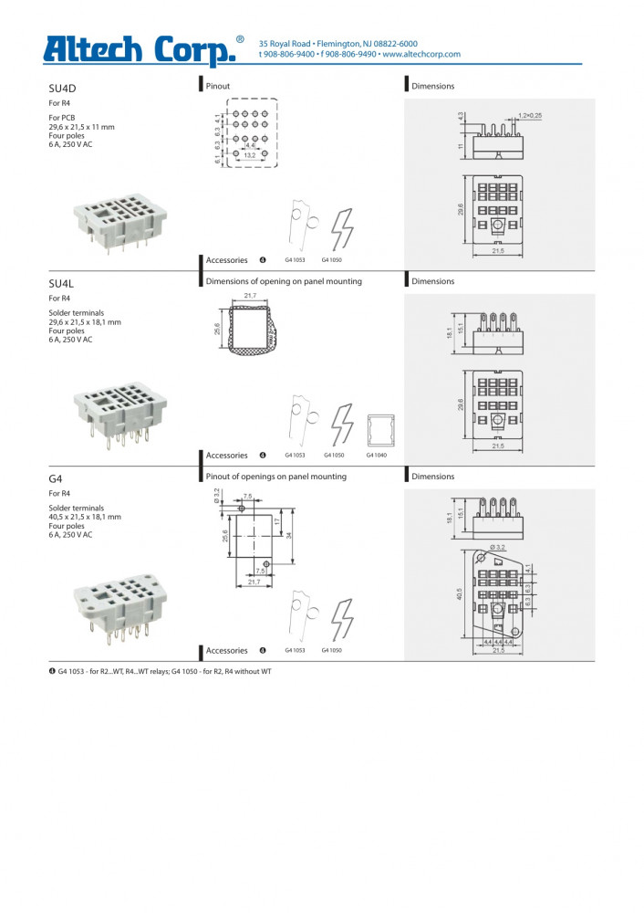 Altech GS4 technical document page 9
