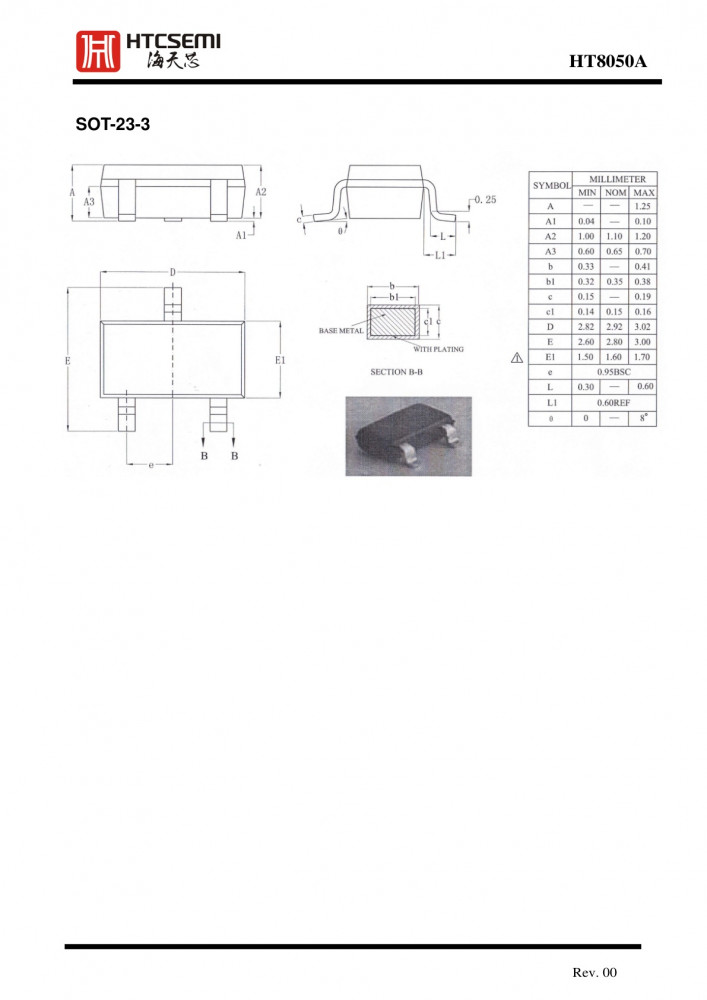 HT8050ARTZ datasheet page 3