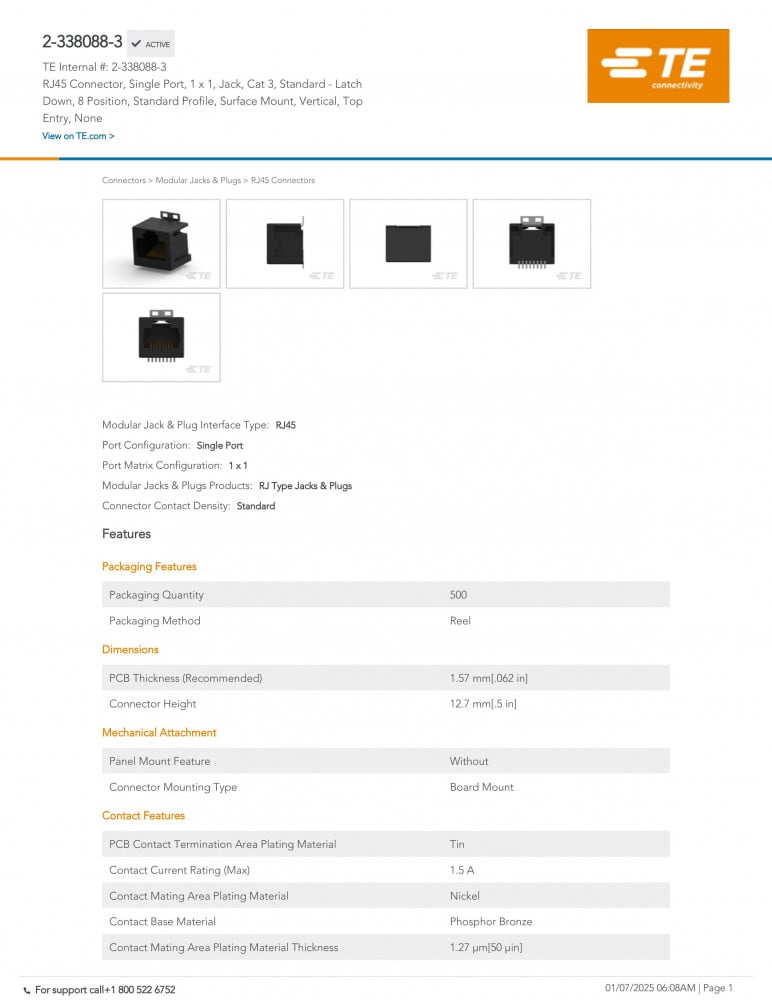 2-338088-3 technical document page 1