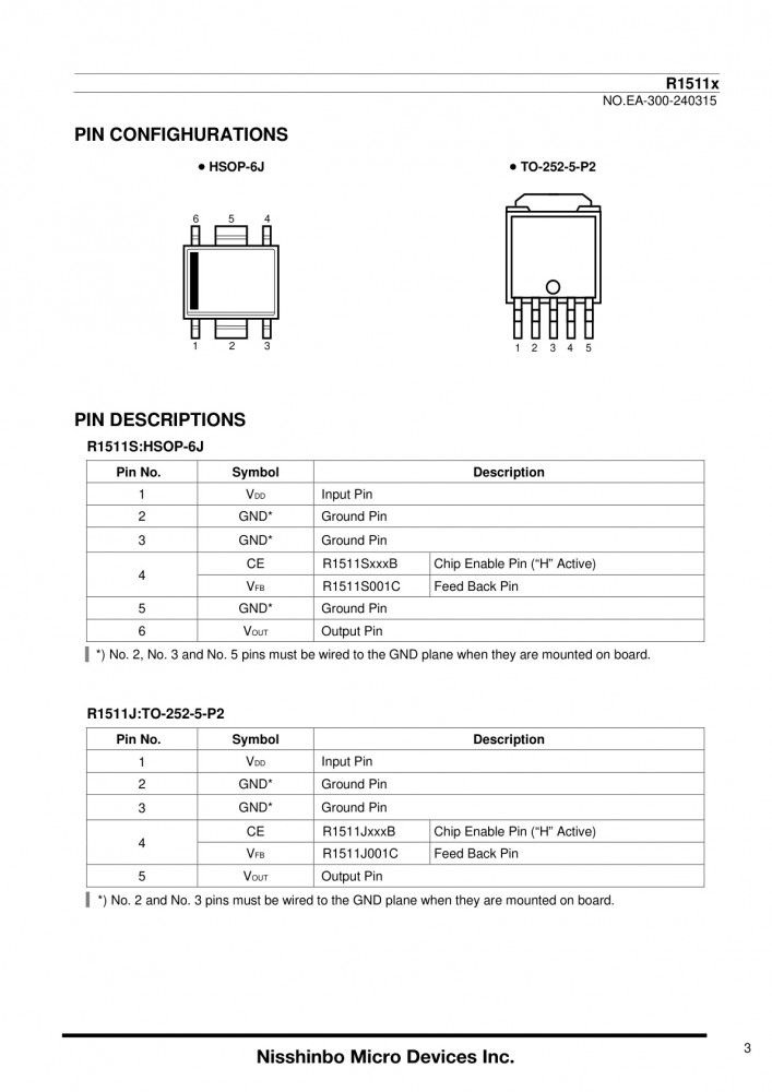 R1511 datasheet page 3