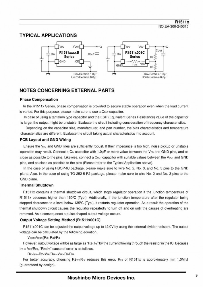 R1511 datasheet page 9