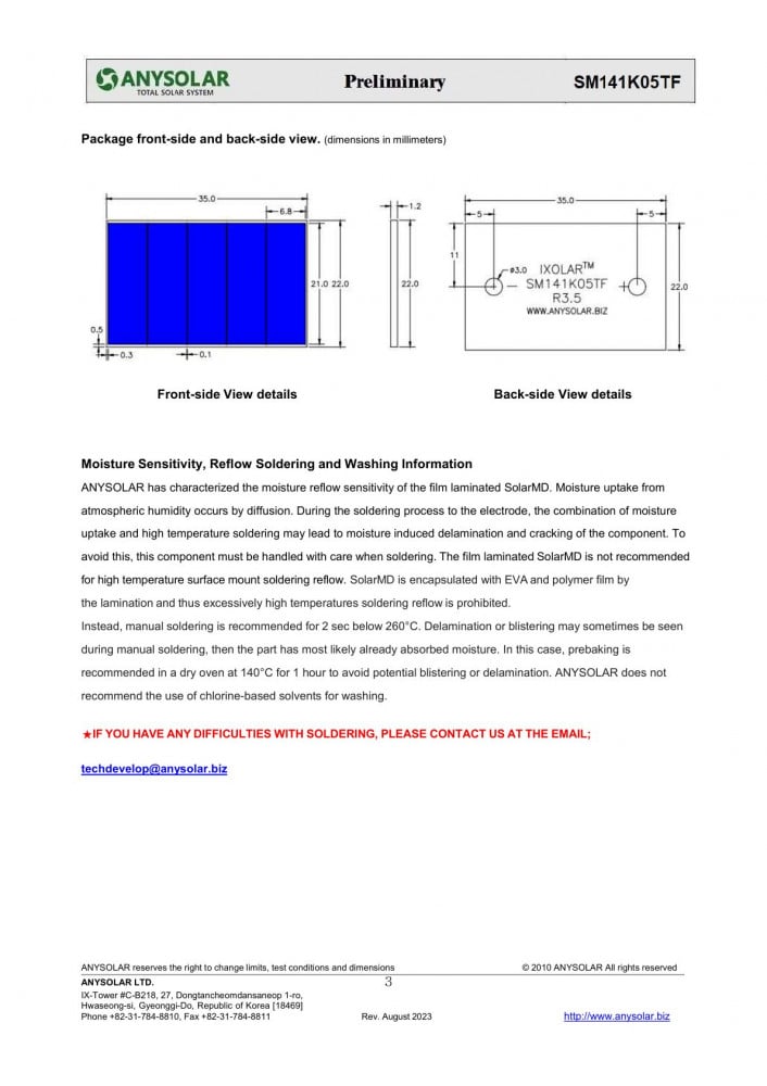 SM141K05TF technical document page 3