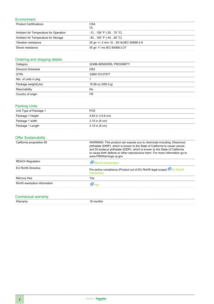 XS9D111A2L10 technical document page 2
