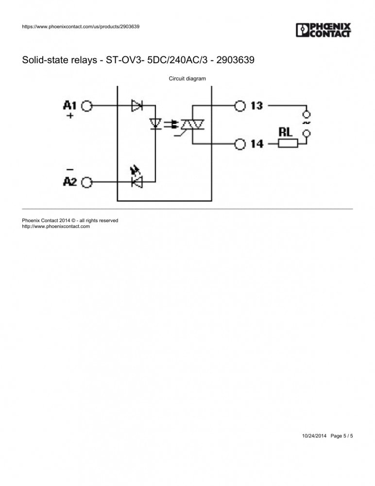 Phoenix Contact 2903639 technical document page 5