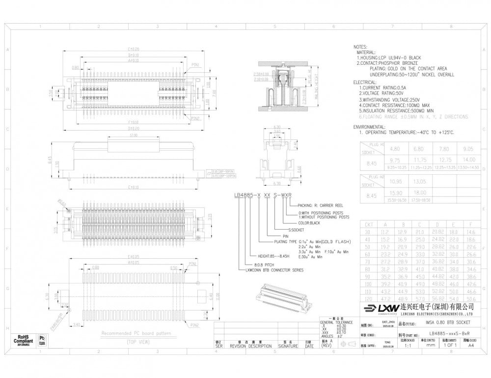 LXWCONN LB4868 drawing page 3
