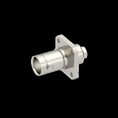 BNC / STRAIGHT SQUARE FLANGE JACK CLAMP TYPE - CABLE 2.6/75 S for sale