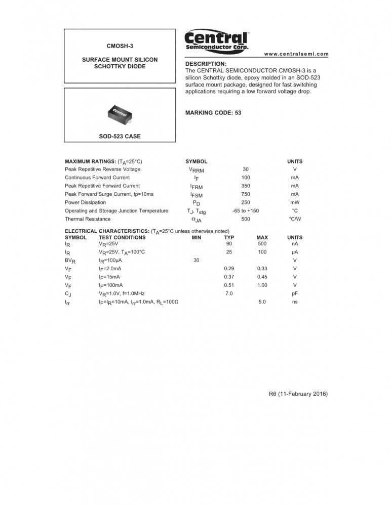 CMOSH-3 technical document page 1