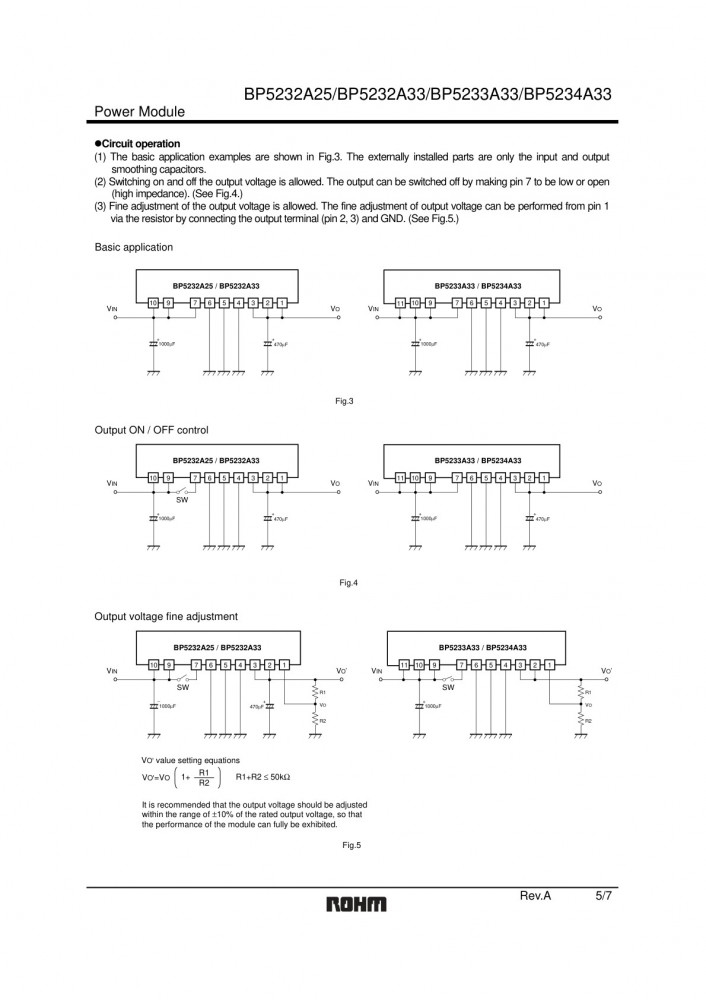 BP5232A33 technical document page 5