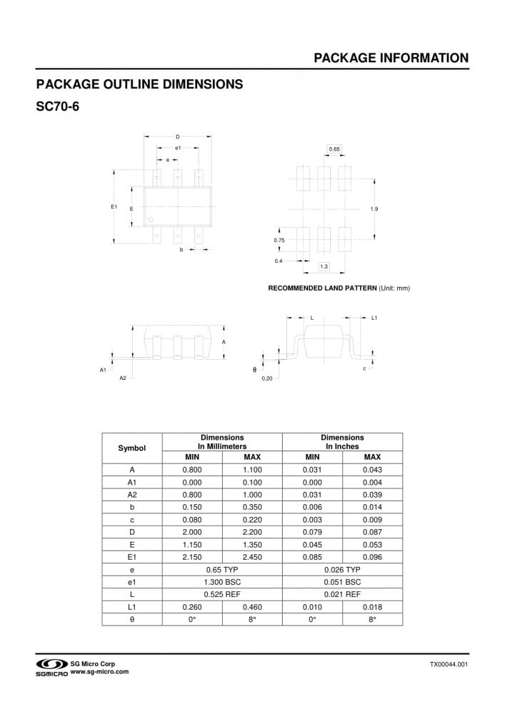 SGM4157YC6/TR datasheet page 9