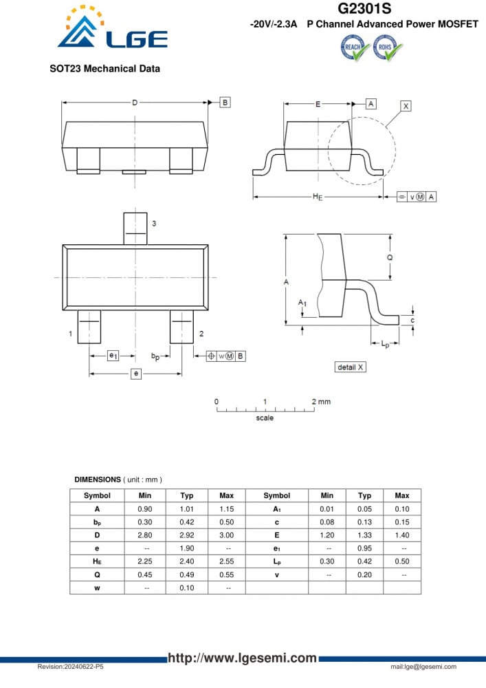 G2301S datasheet page 5