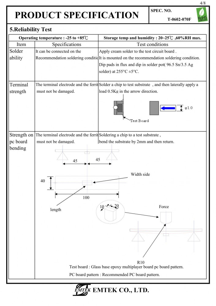 CMF2520F-102-2P-T specification page 5