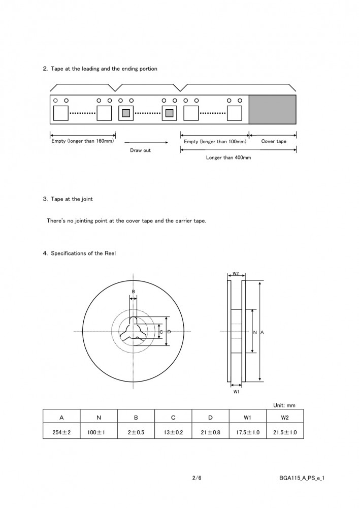 AK5816 quality document page 3