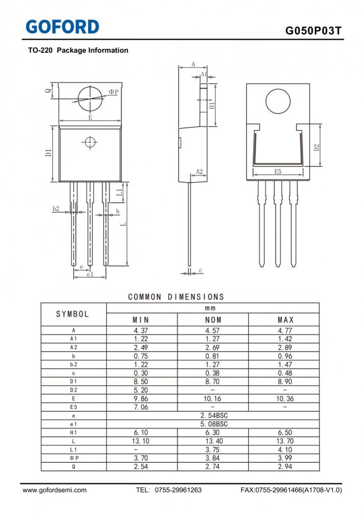 G050P03T datasheet page 6