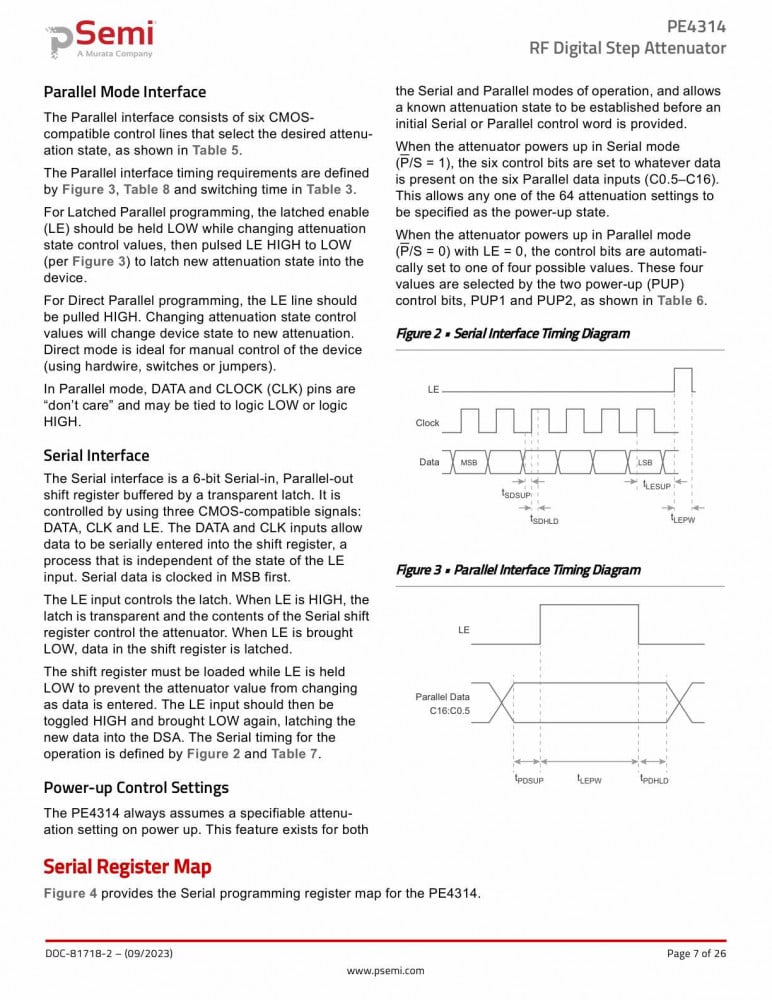 PE4314B-Z datasheet page 7