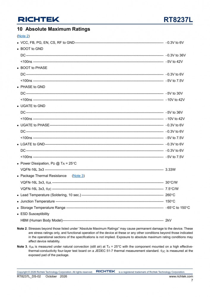 RT8237L datasheet page 7