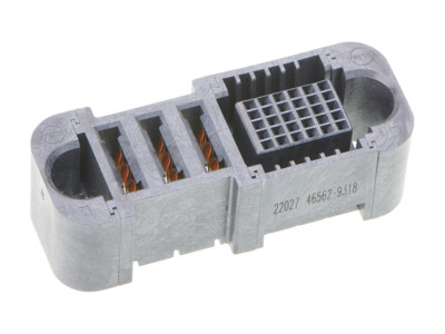 EXTreme Ten60Power Vertical Receptacle with Side Guides, 3 DC Power Circuits, 30 Signal Circuits, Press Fit Tail for sale