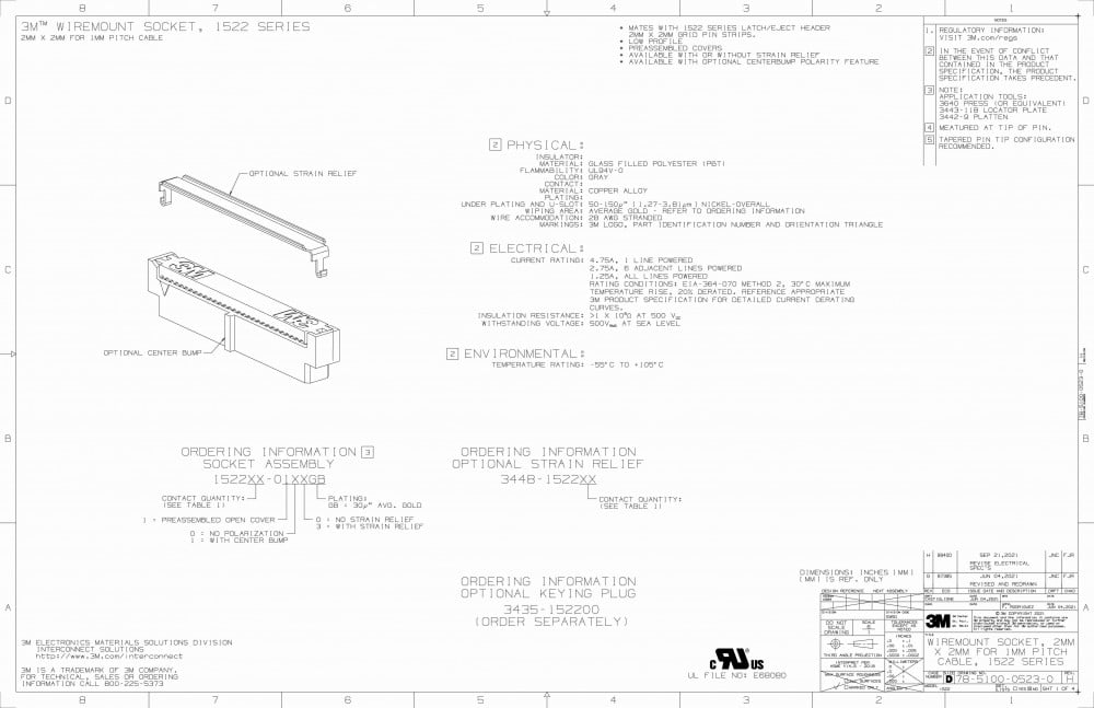 3M 3448-152240 technical document page 1