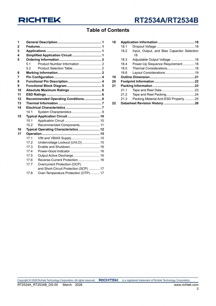RT2534 datasheet page 3