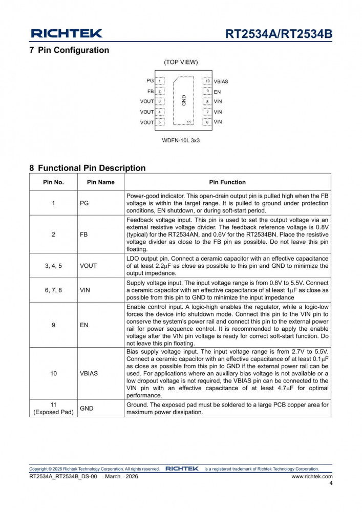 RT2534 datasheet page 4
