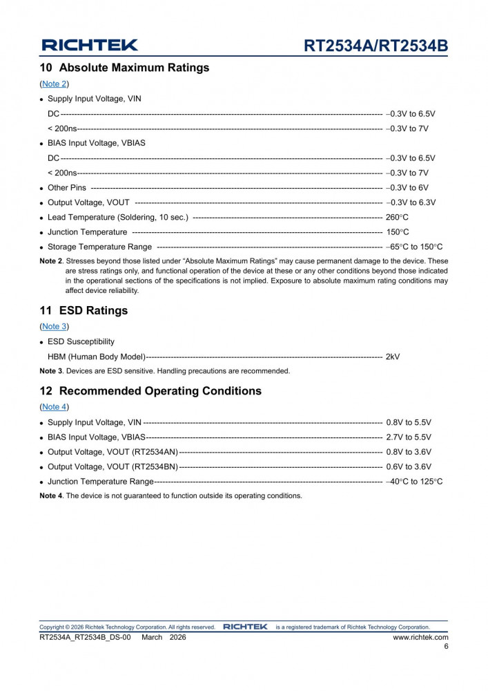 RT2534 datasheet page 6