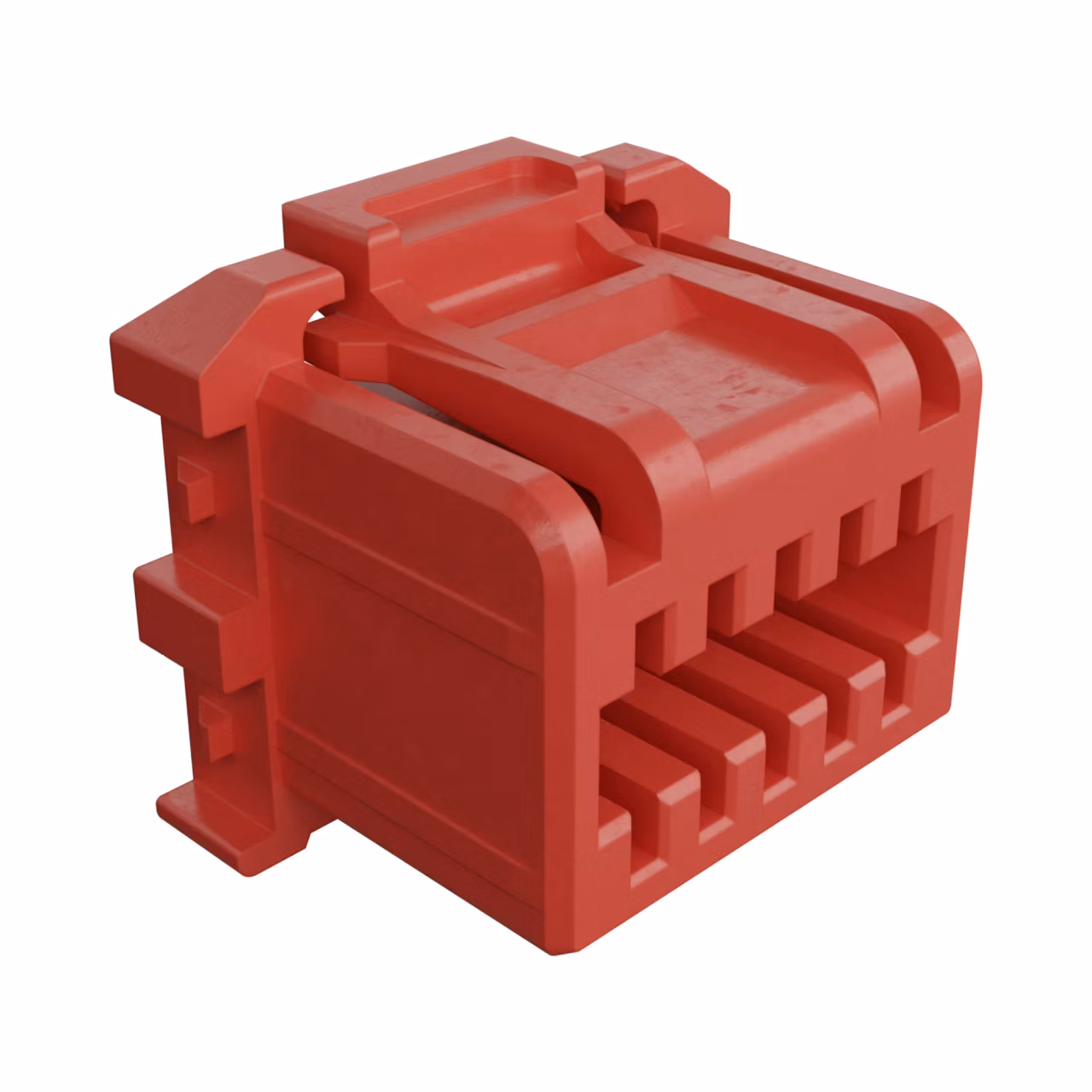 Micro-Lock Plus TPA Type Receptacle Housing, 1.25mm Pitch, Dual Row, Positive Lock, 10 Circuits, Red for sale