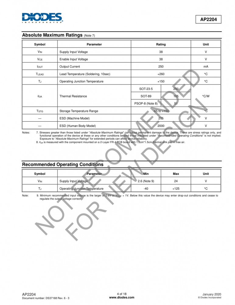AP2204 technical document page 4