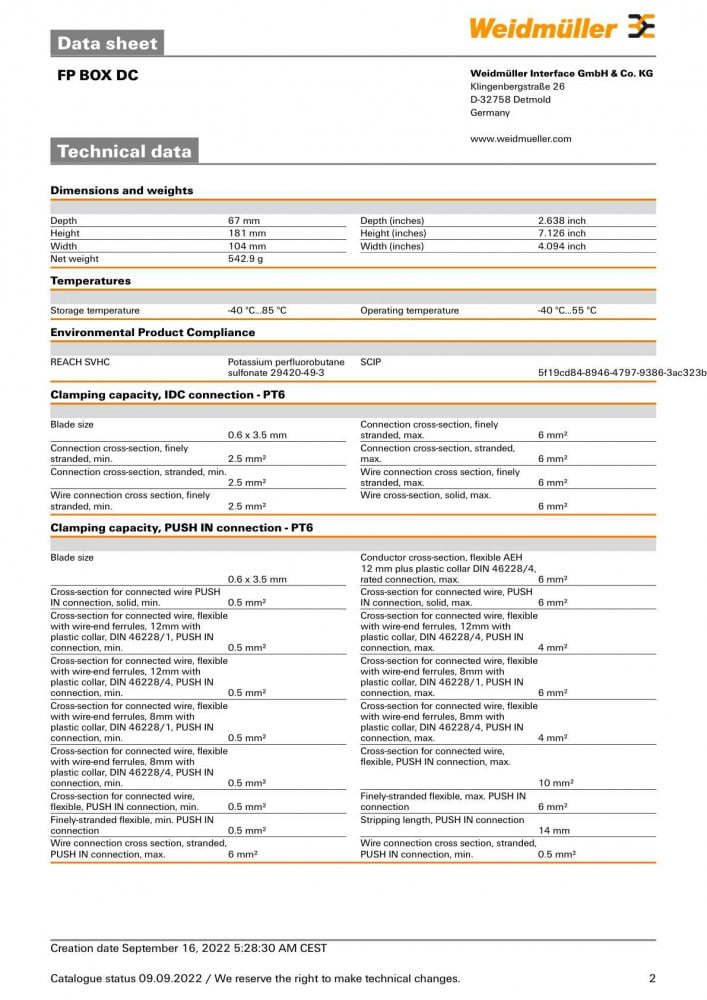 WEIDMULLER 1440920000 product document page 2