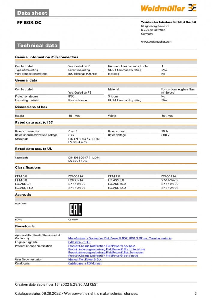 WEIDMULLER 1440920000 product document page 3