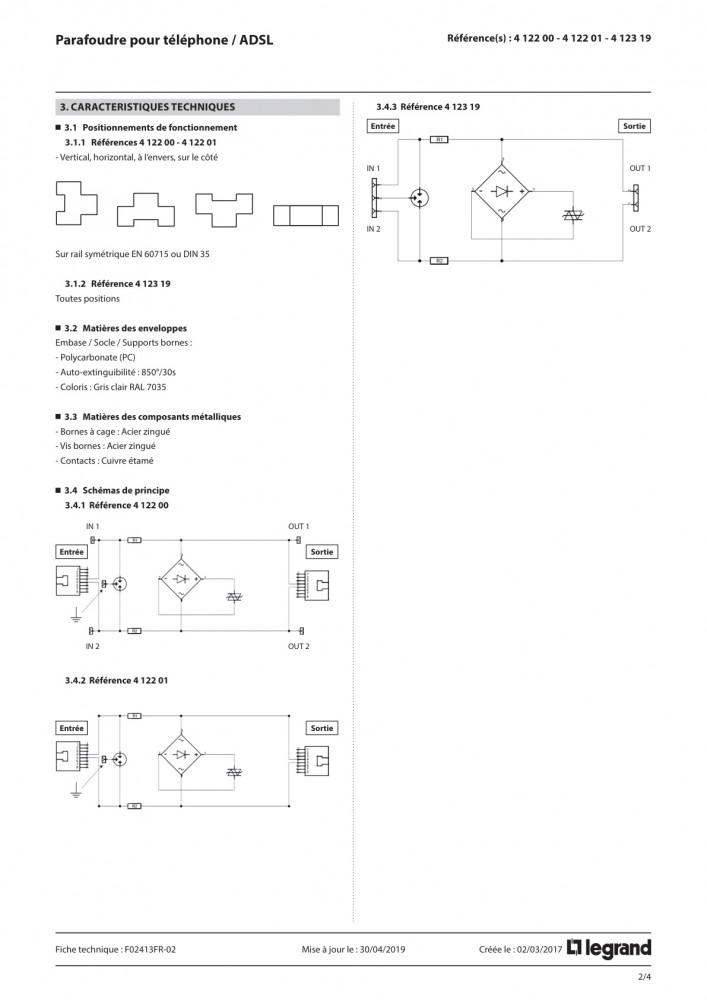 Legrand 4 123 19 technical document page 2