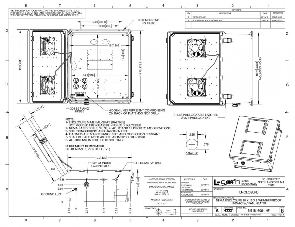 NB181608-1HF technical document page