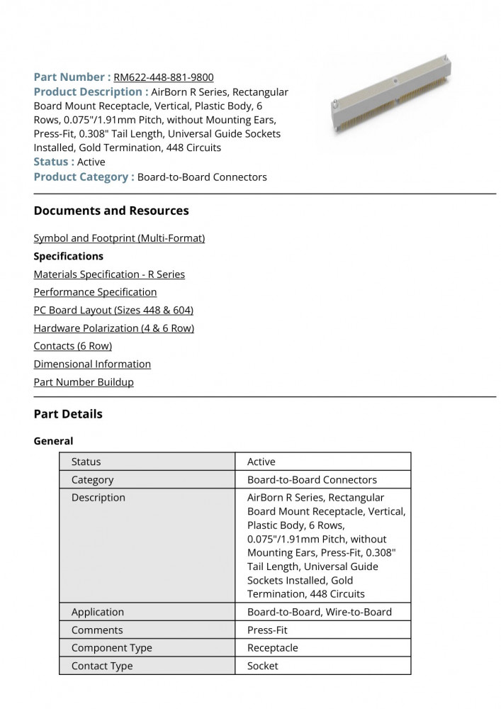 RM622-448-881-9800 technical document page 1