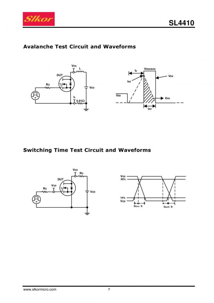 SL4410 datasheet page 7